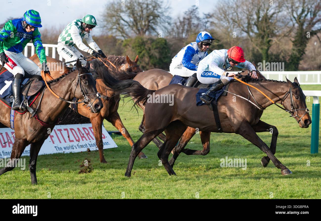 Windsor, UK, Friday 16th January 2026; Bluey and jockey Ben Jones win ...