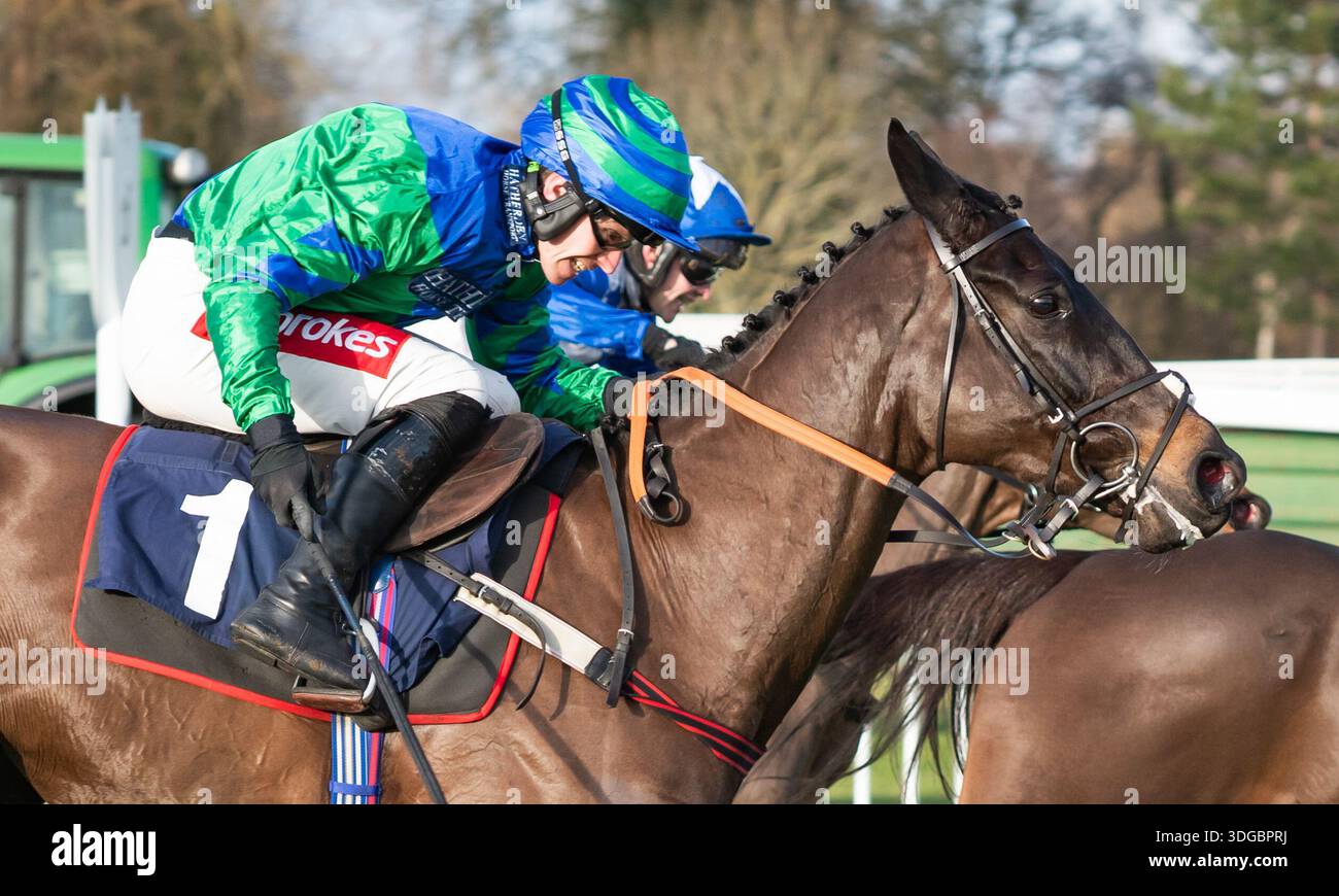 Windsor, UK, Friday 16th January 2026; Bluey and jockey Ben Jones win ...