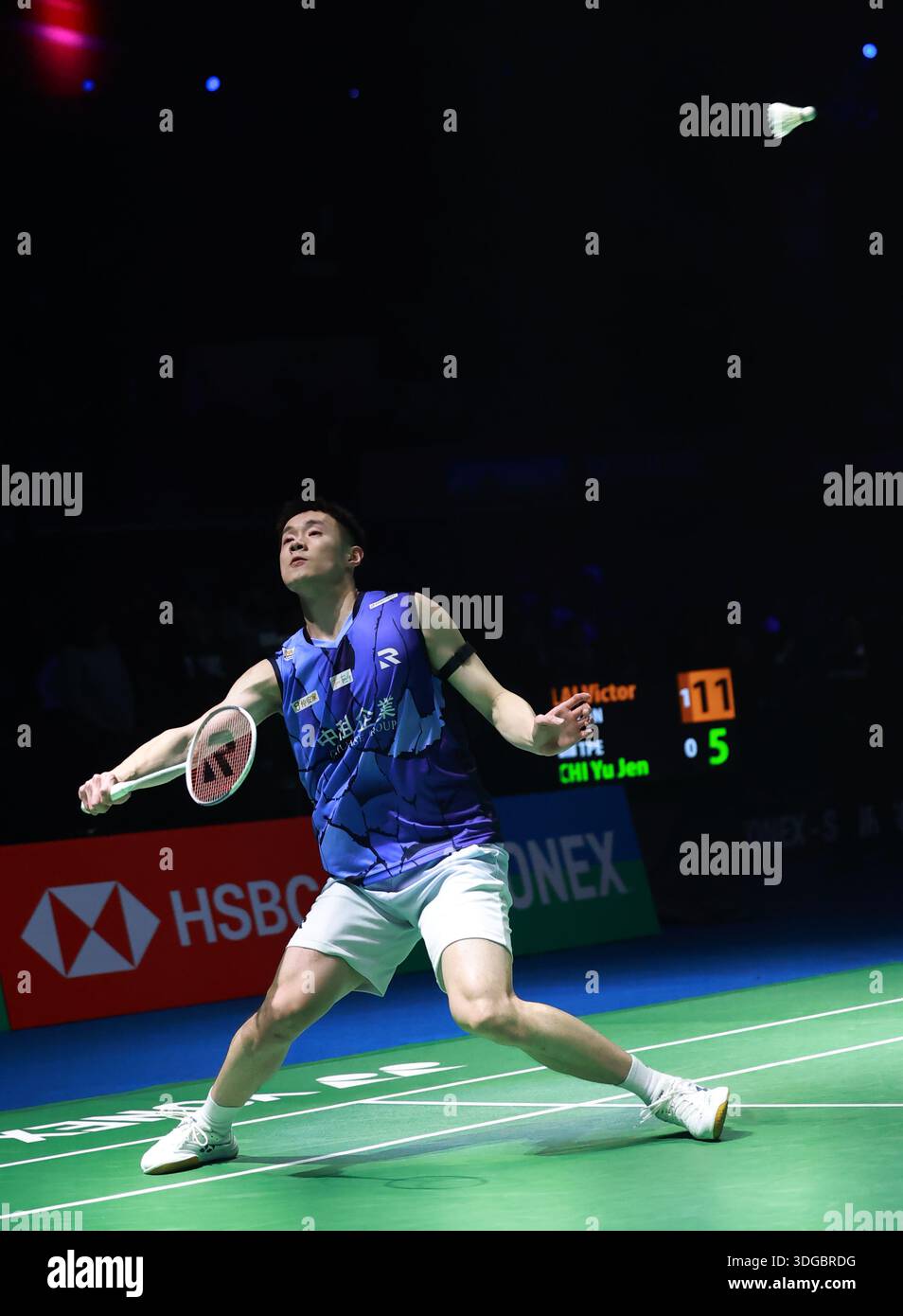 Victor LAI of Canada vs. CHI Yu Jen of Chinese Taipei during Men's ...