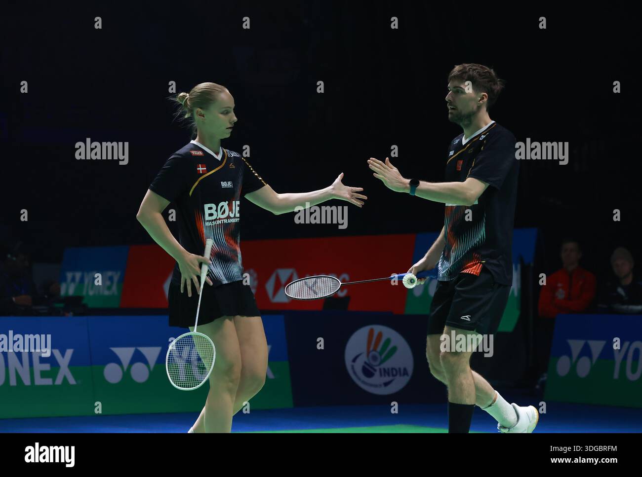 UO Xin Wa and CHEN Fang Hui of China vs. Mathias CHRISTIANSEN and ...