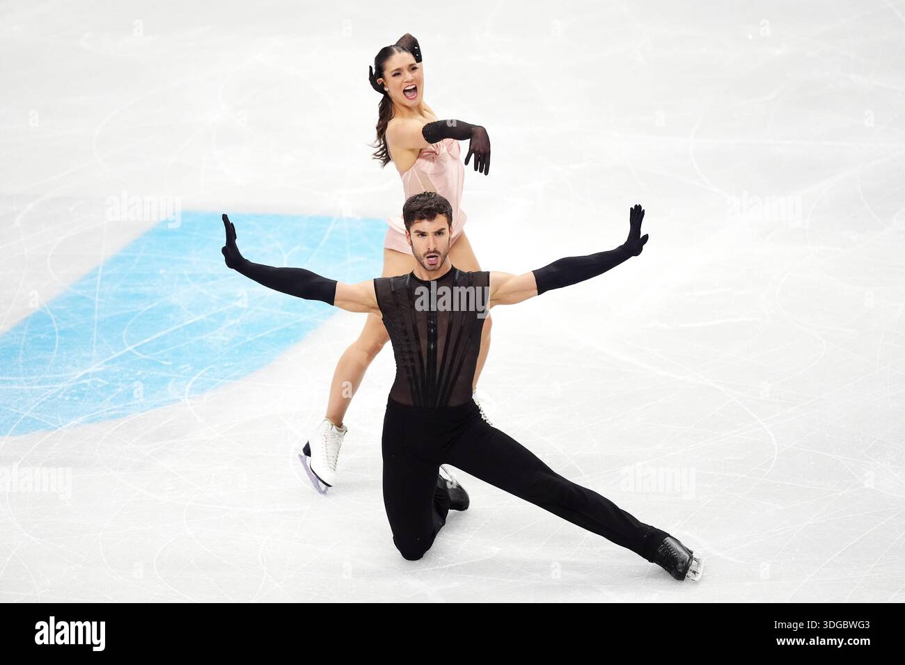 France's Laurence Fournier Beaudry and Guillaume Cizeron during the Ice ...