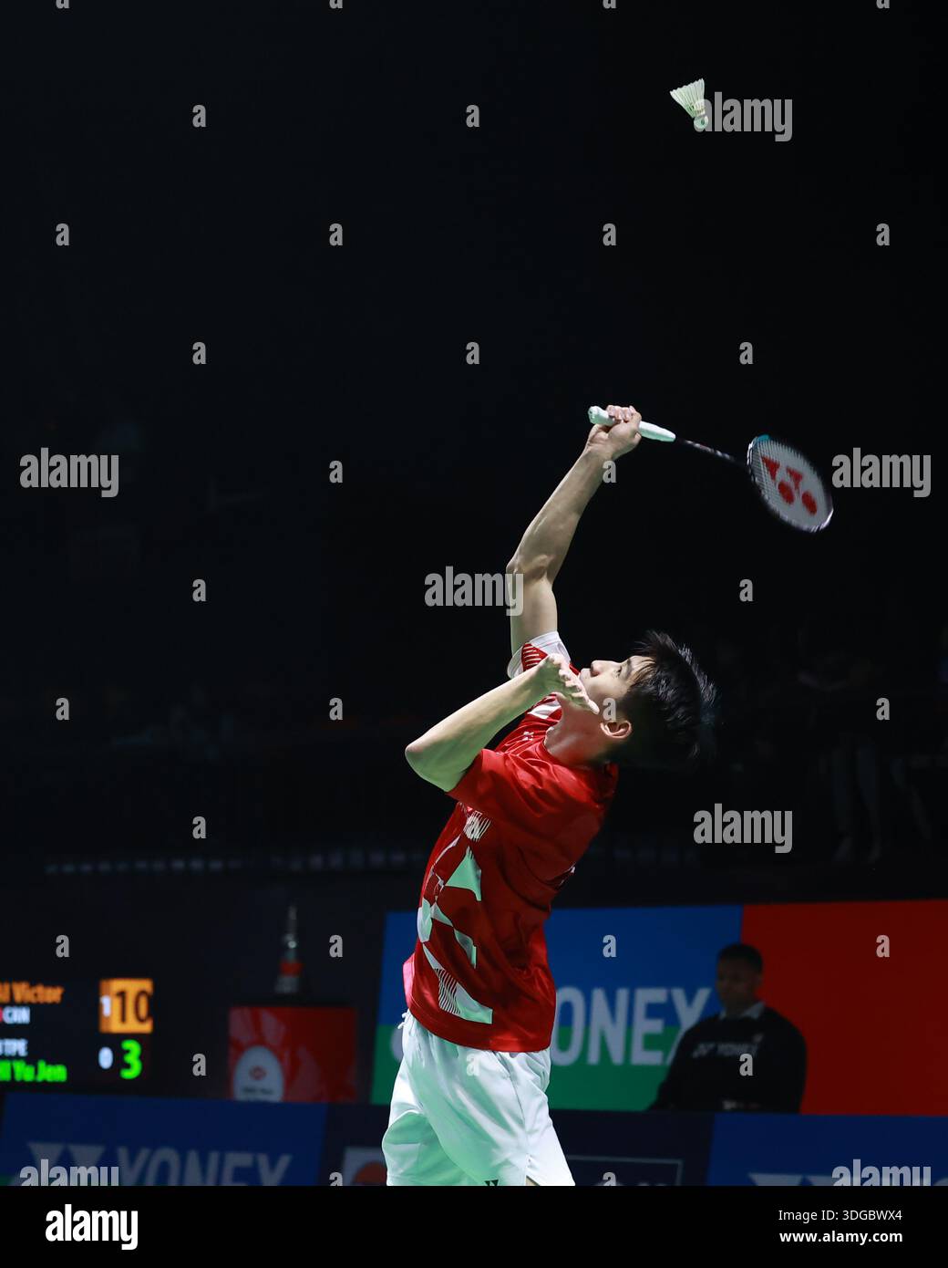 Victor LAI of Canada vs. CHI Yu Jen of Chinese Taipei during Men's ...