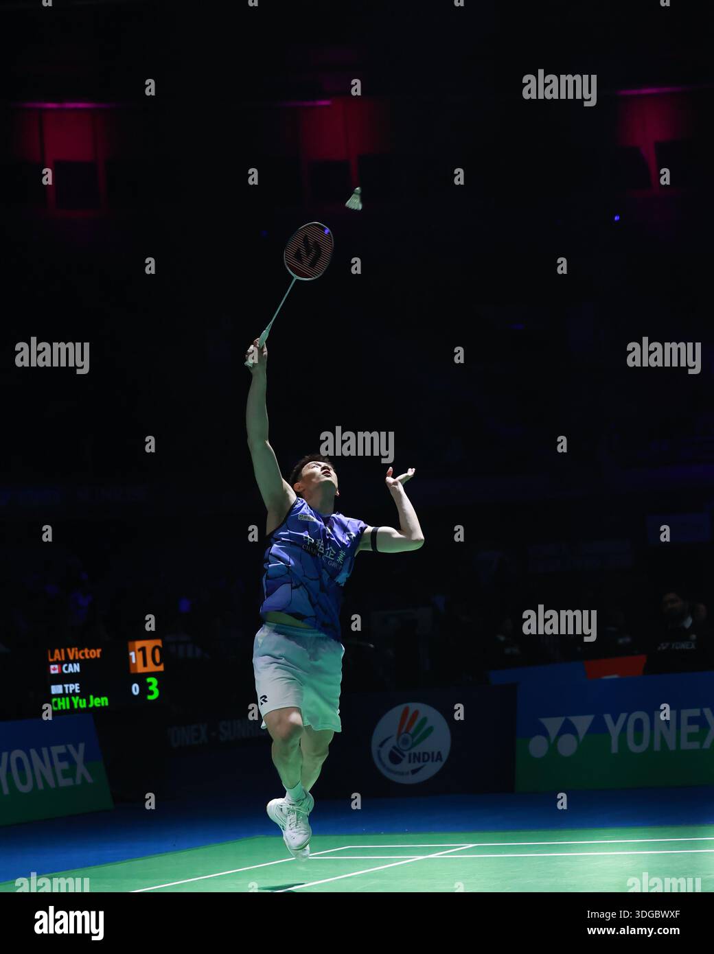 Victor LAI of Canada vs. CHI Yu Jen of Chinese Taipei during Men's ...