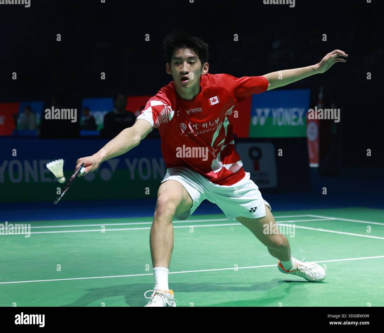 Victor LAI of Canada vs. CHI Yu Jen of Chinese Taipei during Men's ...