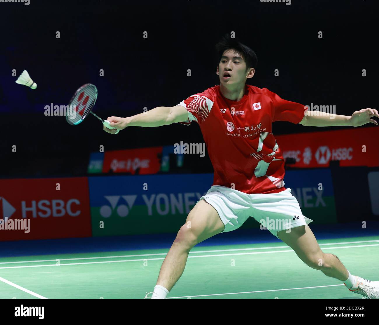 Victor LAI of Canada vs. CHI Yu Jen of Chinese Taipei during Men's ...