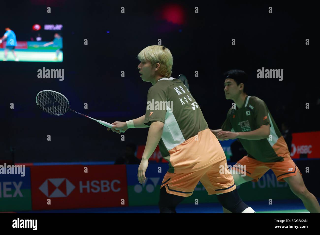KANG Min Hyuk and KI Dong Ju of Korea vs. Takuro HOKI and Yugo ...