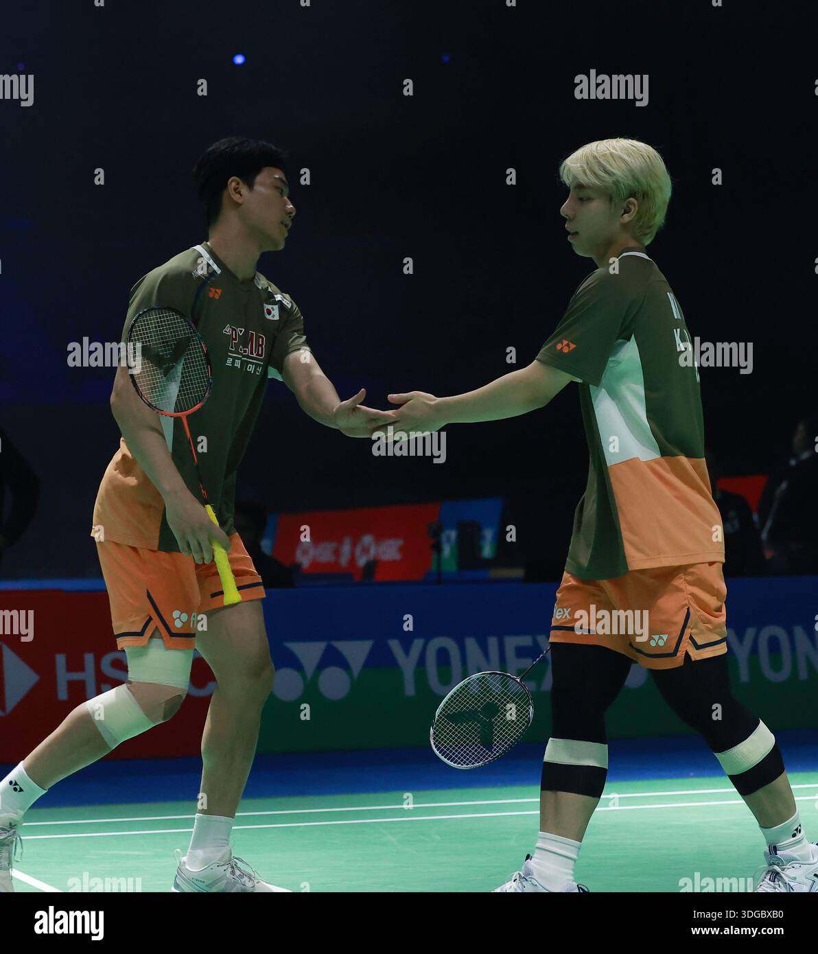 KANG Min Hyuk and KI Dong Ju of Korea vs. Takuro HOKI and Yugo ...