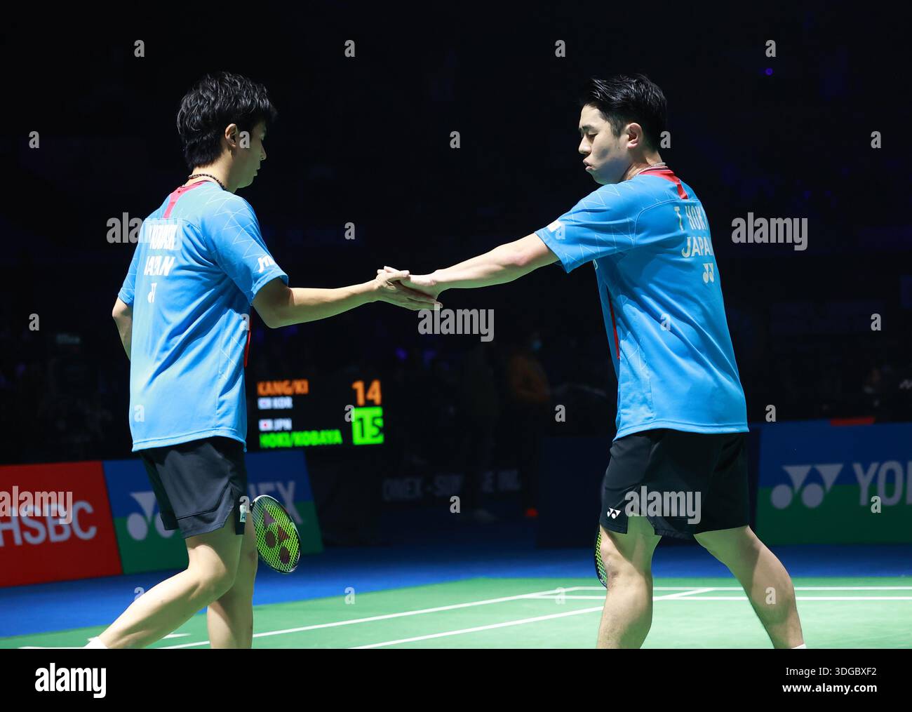 KANG Min Hyuk and KI Dong Ju of Korea vs. Takuro HOKI and Yugo ...