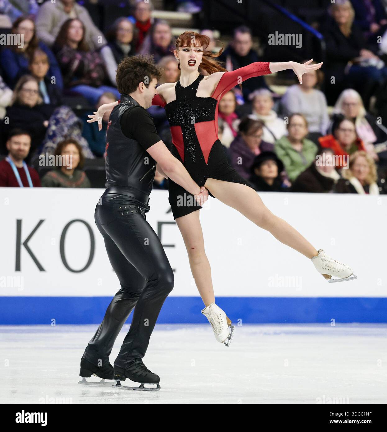 Day Three. 16th Jan, 2026. Samantha Ritter and Daniel Brykalov of ...