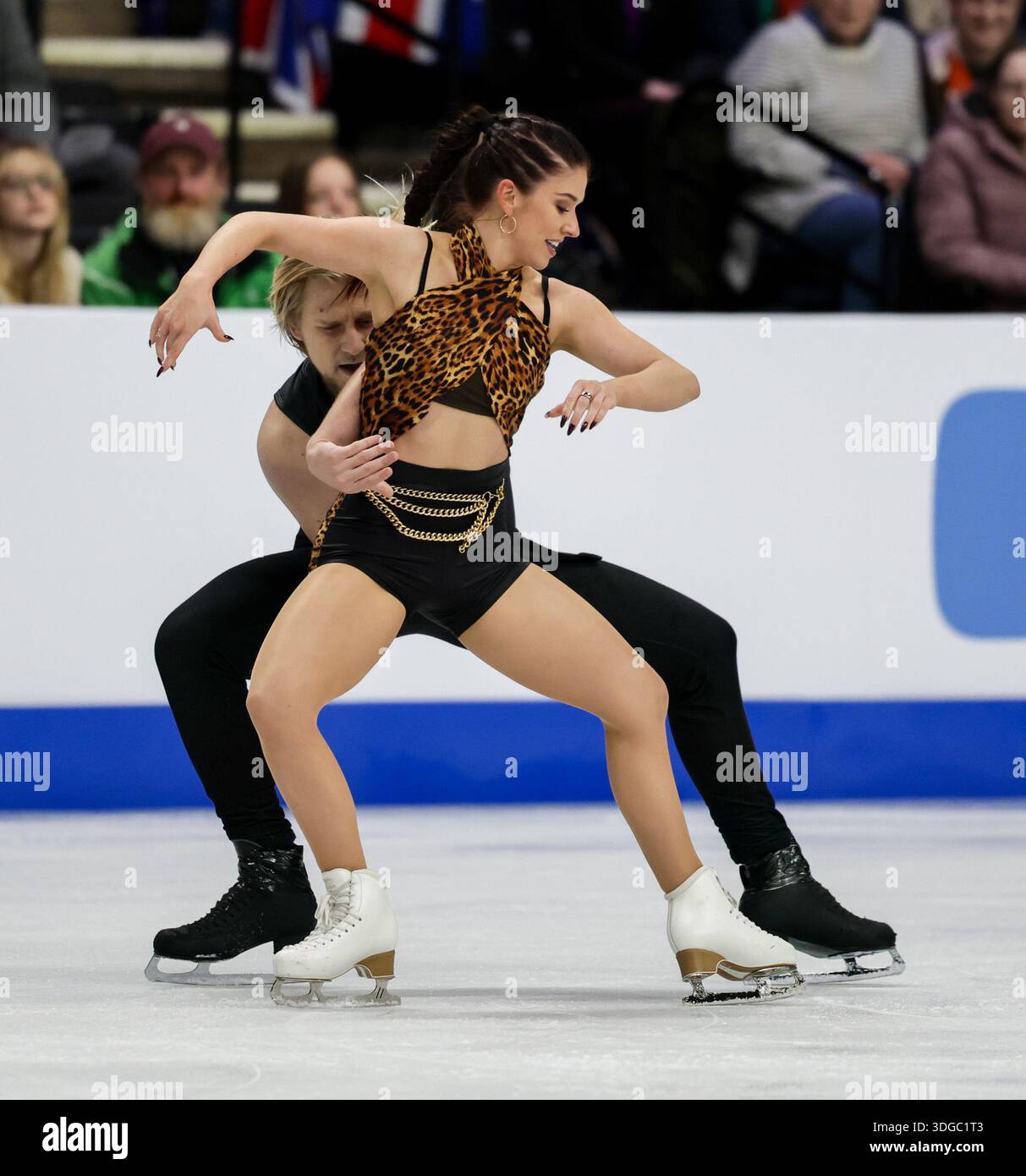 Day Three. 16th Jan, 2026. Zoe Larson and Andrii Kapran of Ukraine ...