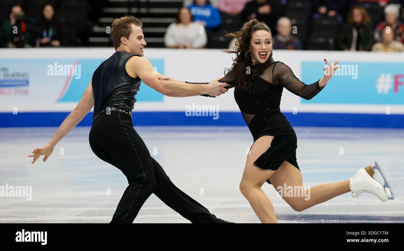 Day Three. 16th Jan, 2026. Olivia Josephine Shilling and Leo Baeten of ...