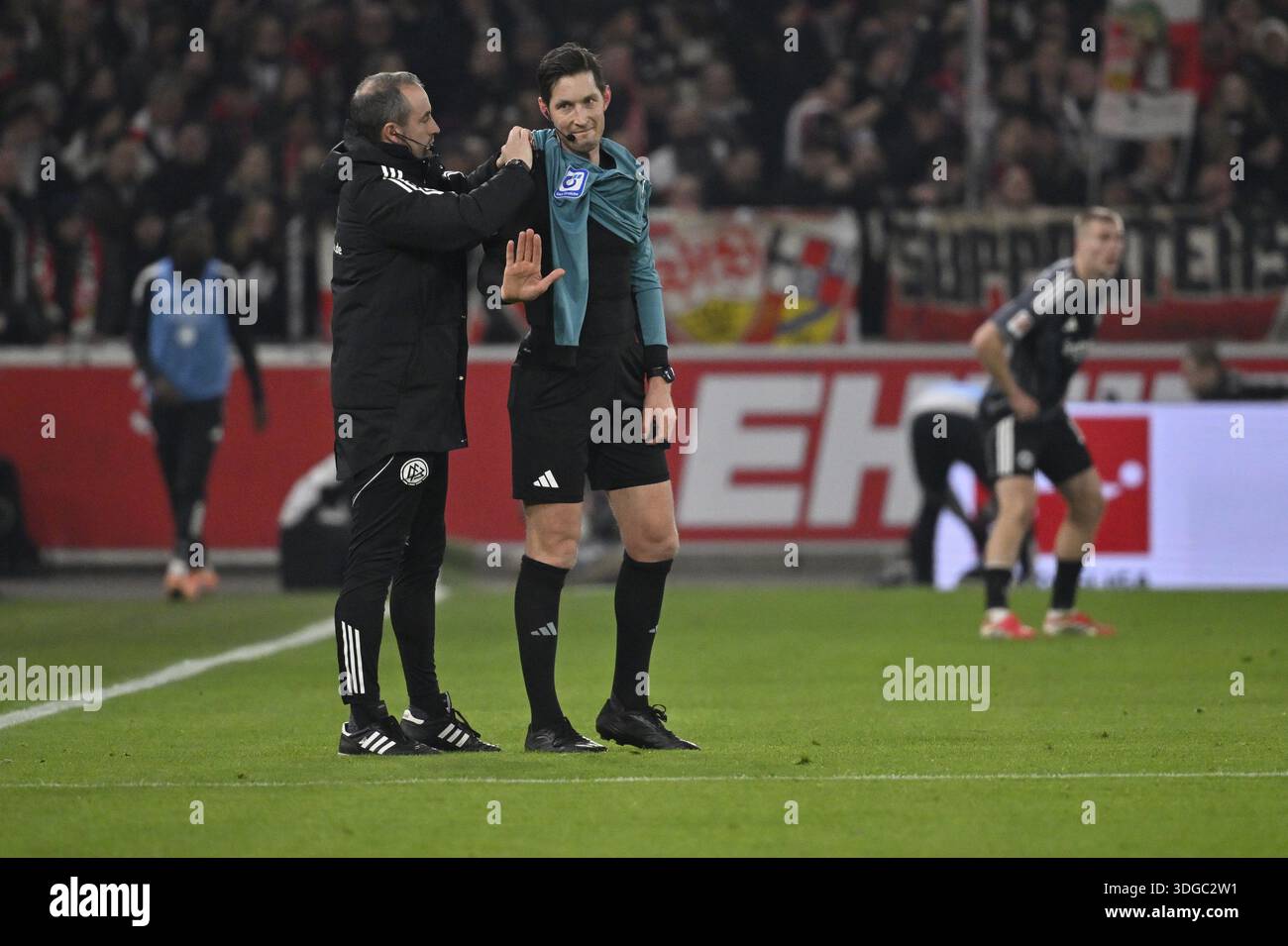 Fourth Official Referee Referee Referee Patrick Alt addresses ...