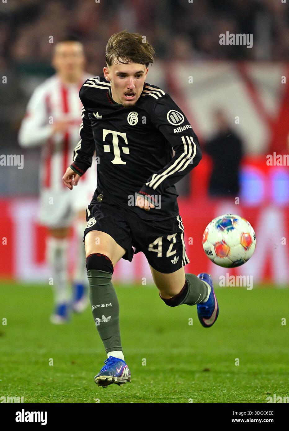 Lennart Karl (Bayern) Cologne, January 14, 2026, Soccer, Bundesliga ...