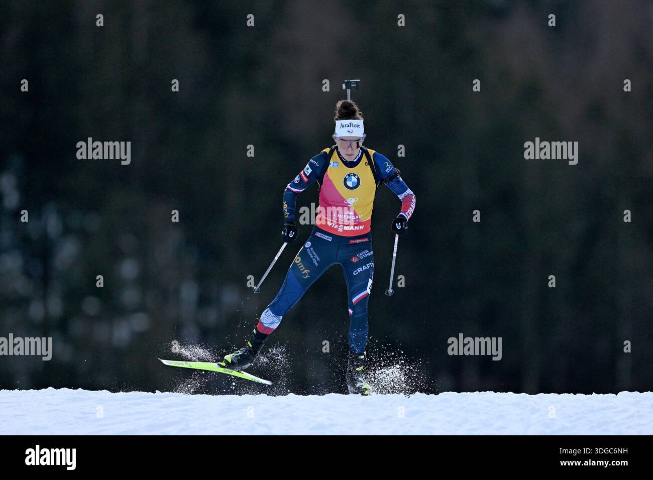Ruhpolding, Germany. 16th Jan, 2026. Biathlon: World Cup, sprint 7.5 km ...