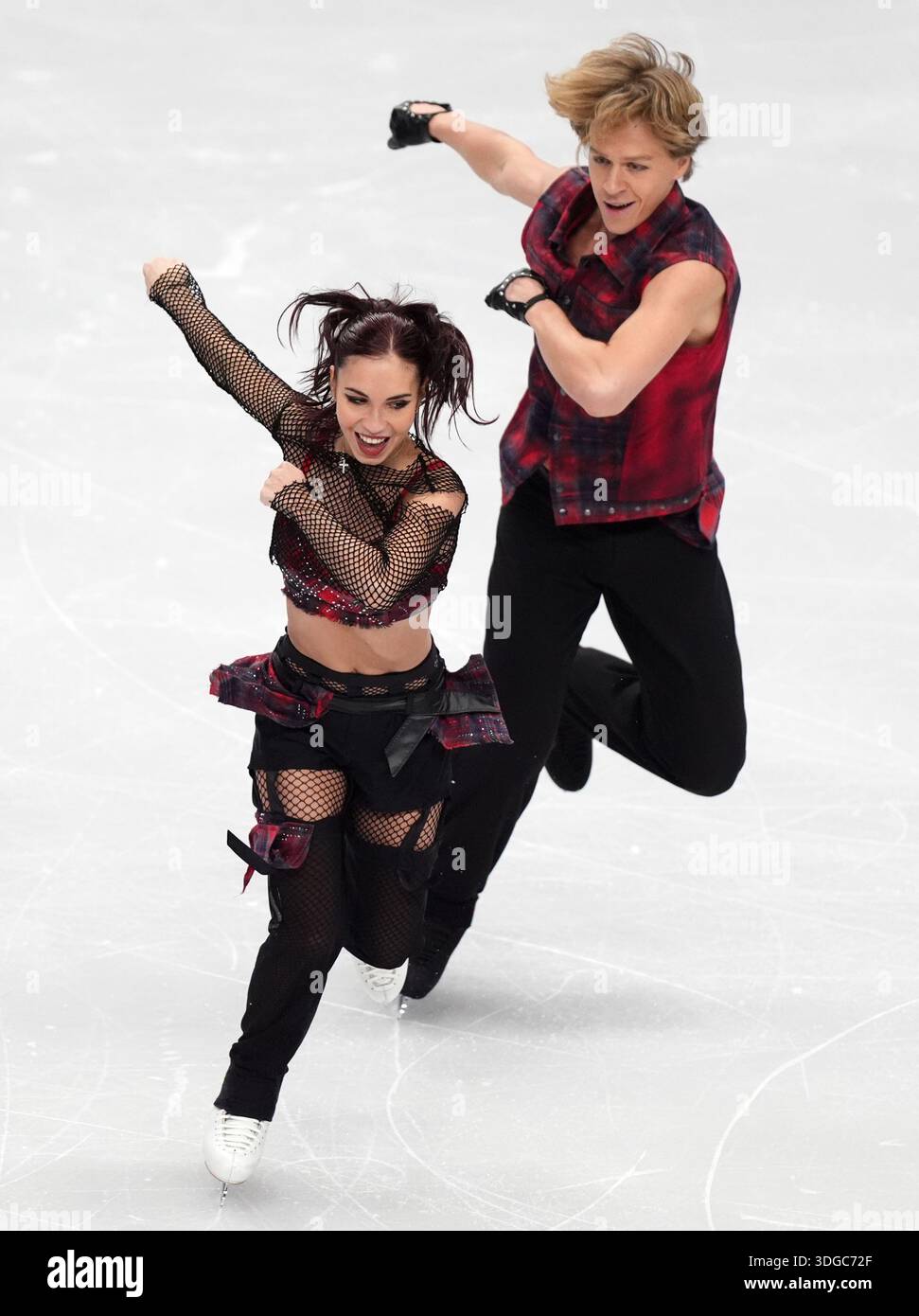 Georgia's Diana Davis and Gleb Smolkin during the Ice Dance Rhythm ...