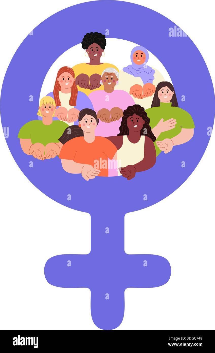 Give To Gain IWD 2026 concept vector illustration Stock Vector Image ...