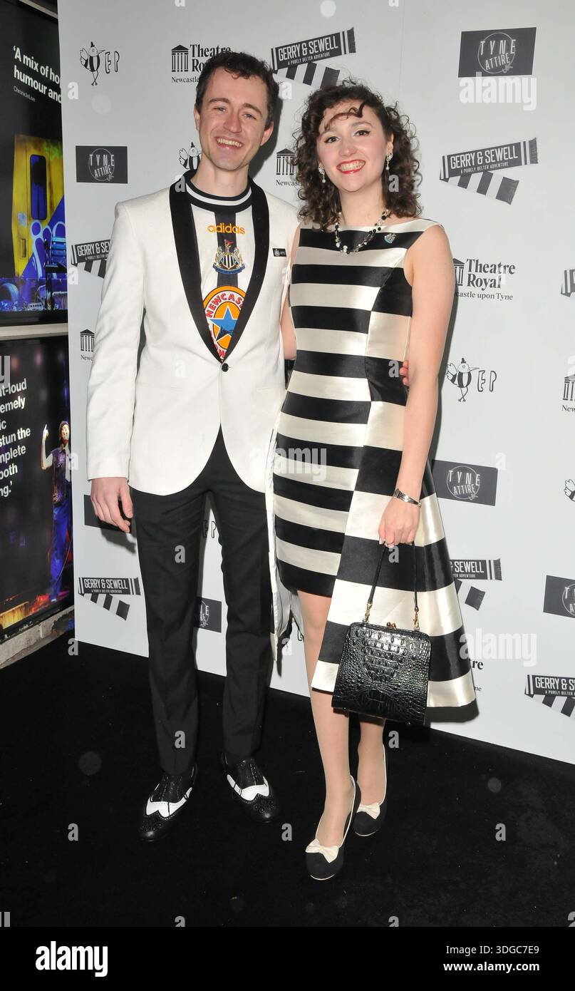 London, UK. 15th Jan, 2026. Kyle Potter and Carly Burns at the "Gerry ...