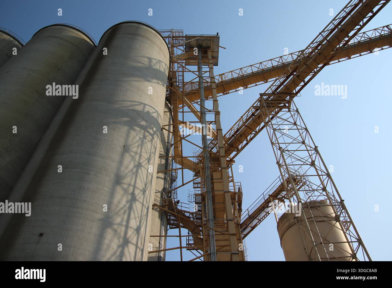 Grain elevator wheat on conveyors hi-res stock photography and images ...