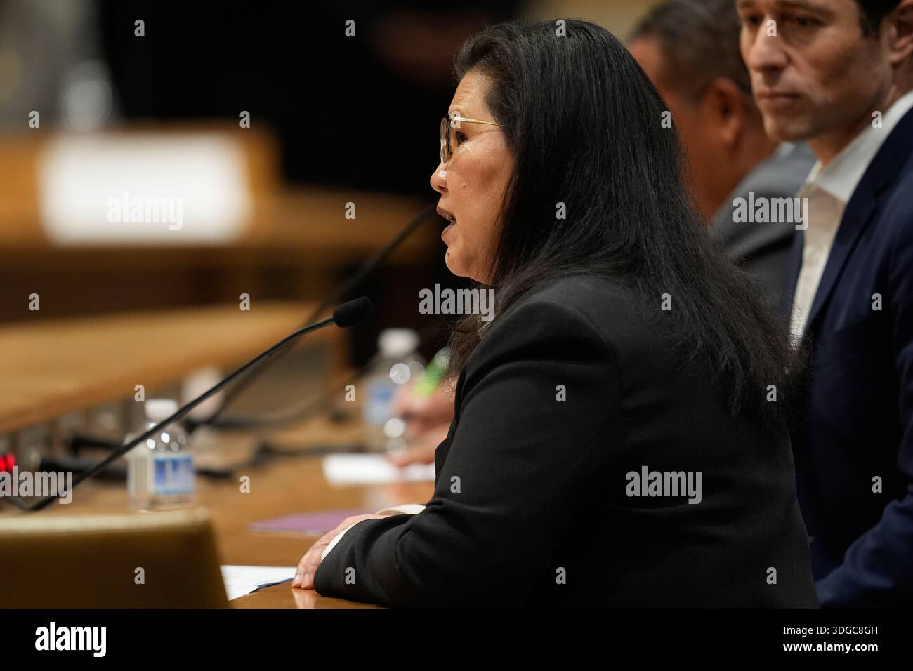 St. Paul Mayor Kaohly Her speaks during a field hearing on immigration ...