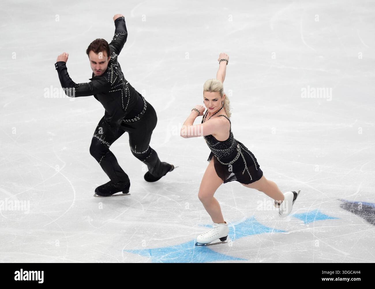 Spain's Olivia Smart and Tim Dieck during the Ice Dance Rhythm Dance ...