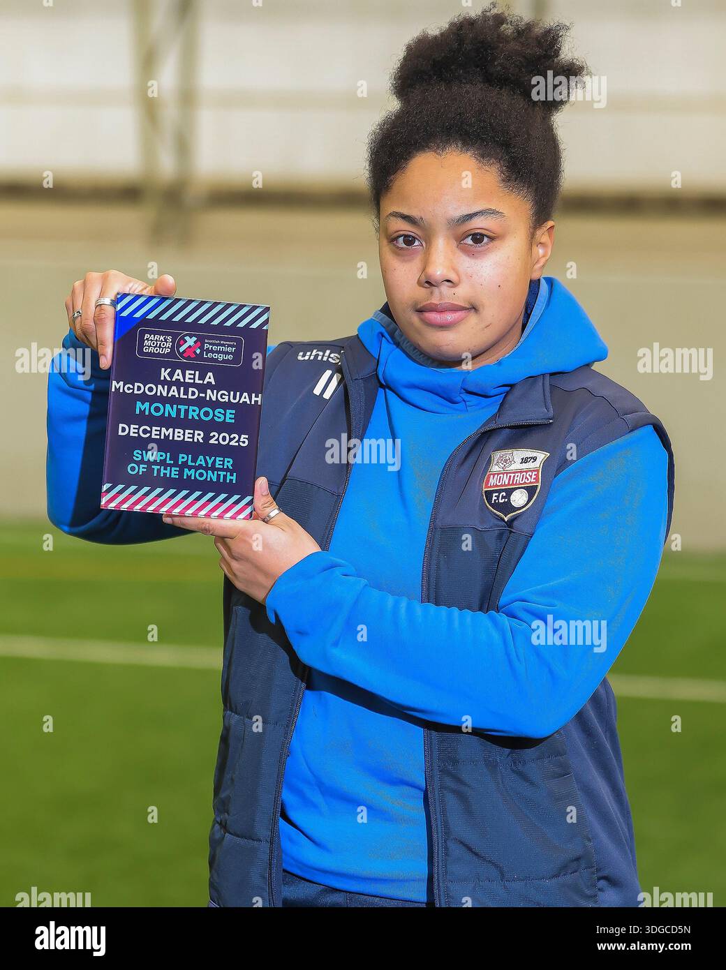 Hamilton, Scotland. 16 January 2026. Kaela McDonald-Nguah - Montrose FC ...