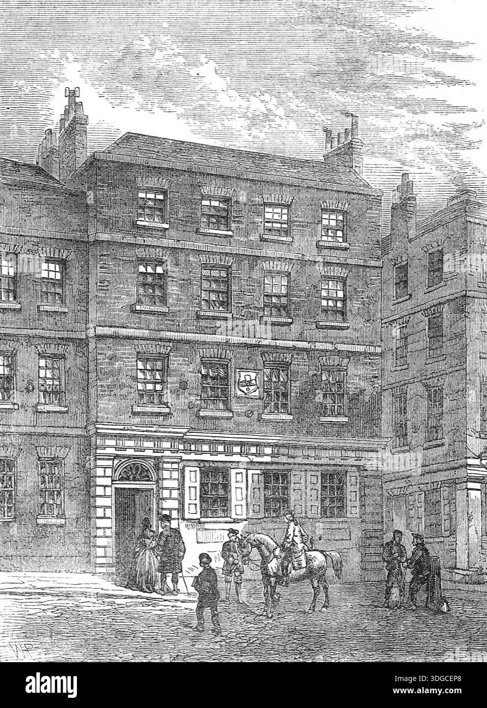 The stone house on knightrider street hi-res stock photography and ...