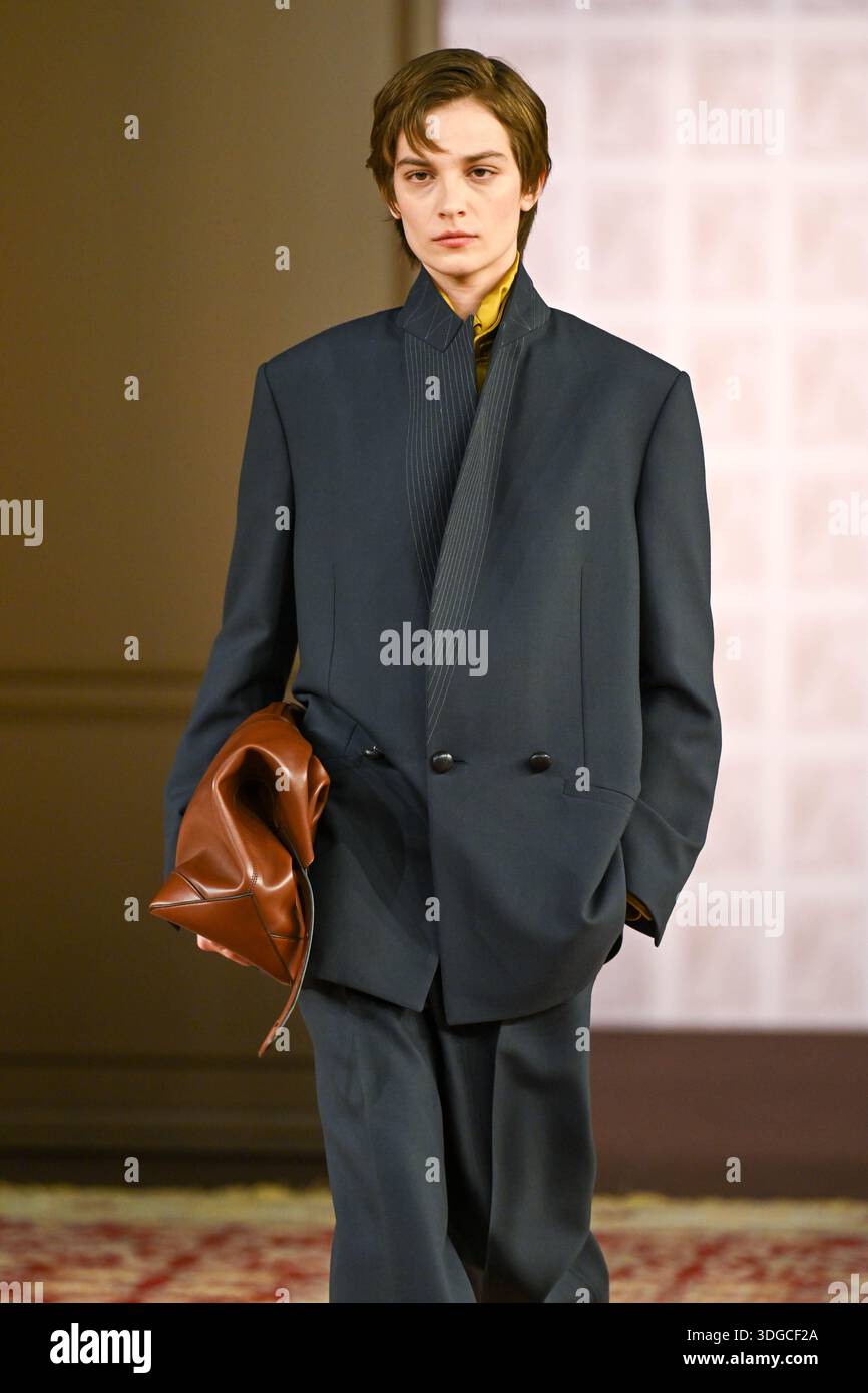 Milan, Italy. 16th Jan, 2026. Men's Fashion, Fall/Winter 2026 - Zegna ...