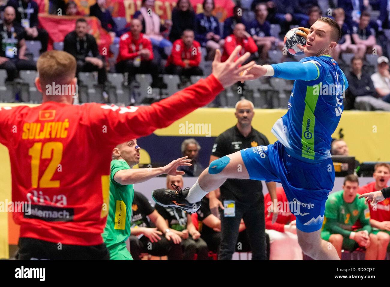 Bærum 20260116. Slovenia's Nik Henigman during the European ...