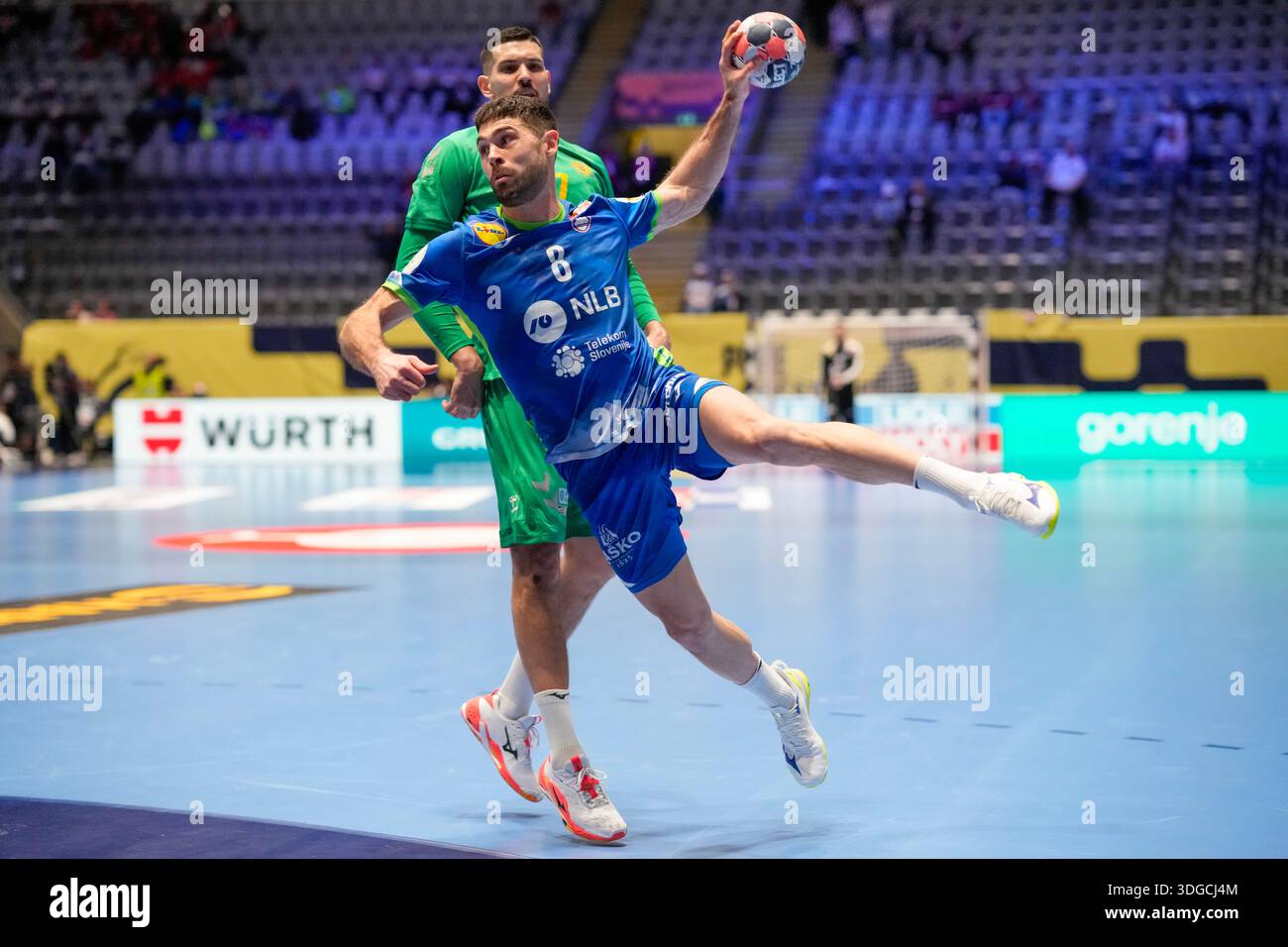 Bærum 20260116. Slovenia's Blaž Janc during the European Championship ...