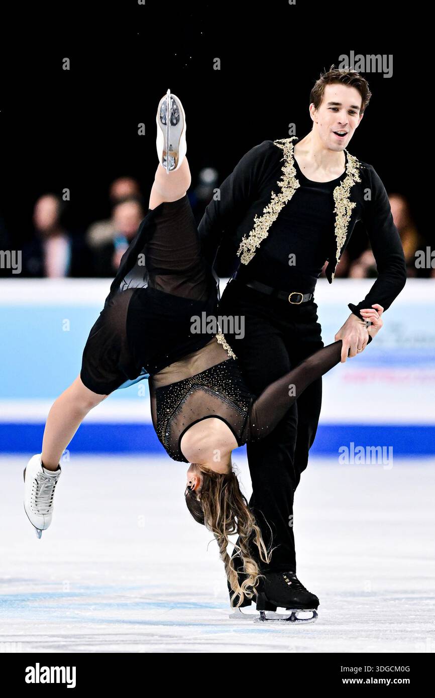 Victoria MANNI & Carlo ROETHLISBERGER (ITA), during Ice Dance Rhythm ...