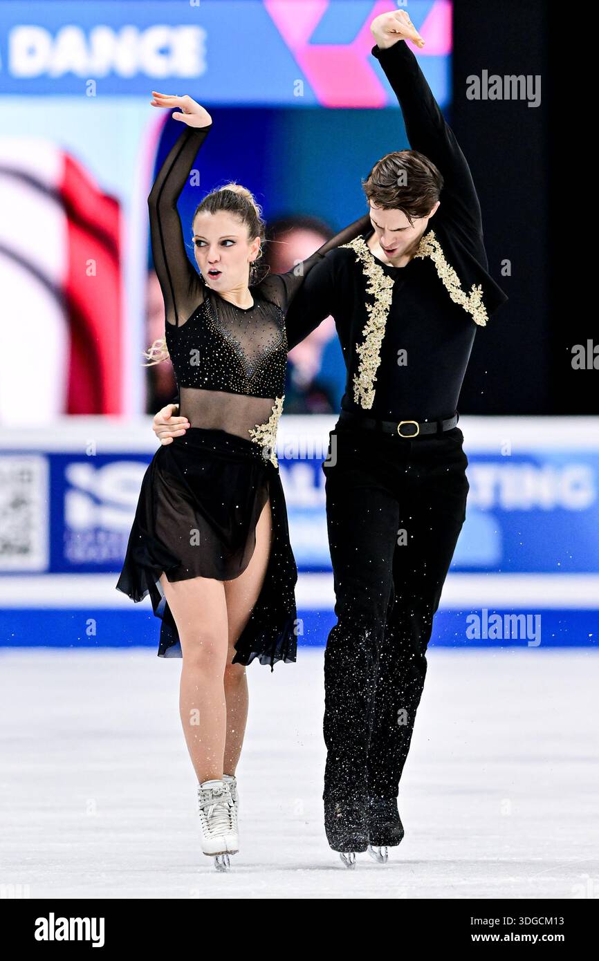 Victoria MANNI & Carlo ROETHLISBERGER (ITA), during Ice Dance Rhythm ...