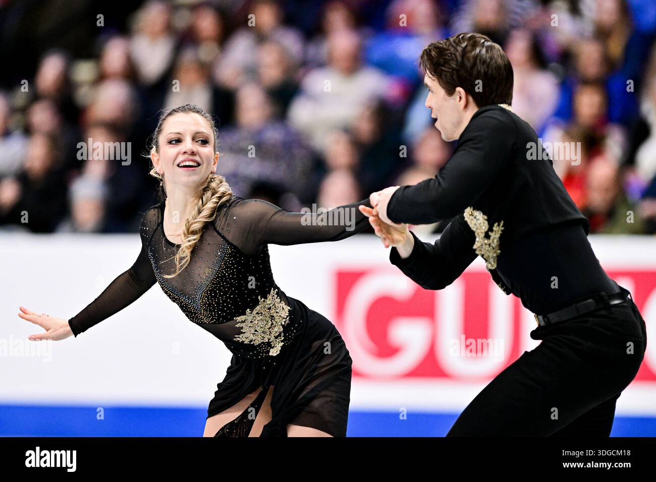 Victoria MANNI & Carlo ROETHLISBERGER (ITA), during Ice Dance Rhythm ...