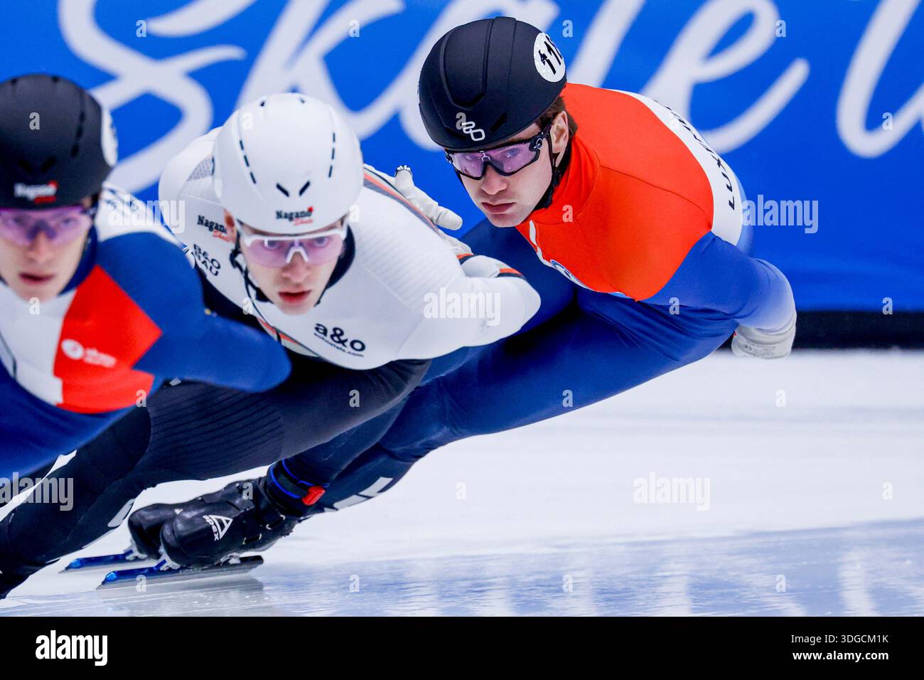 Peter Murphy of Luxembourg competing on the Men 1000m on Qualification ...