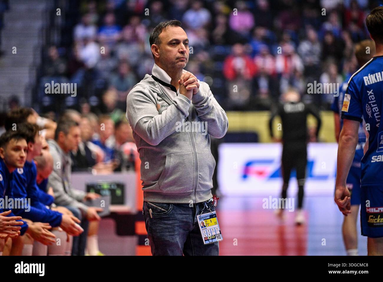Kristianstad, Sweden. 16th Jan, 2026. Iceland vs Italy, Handball match ...