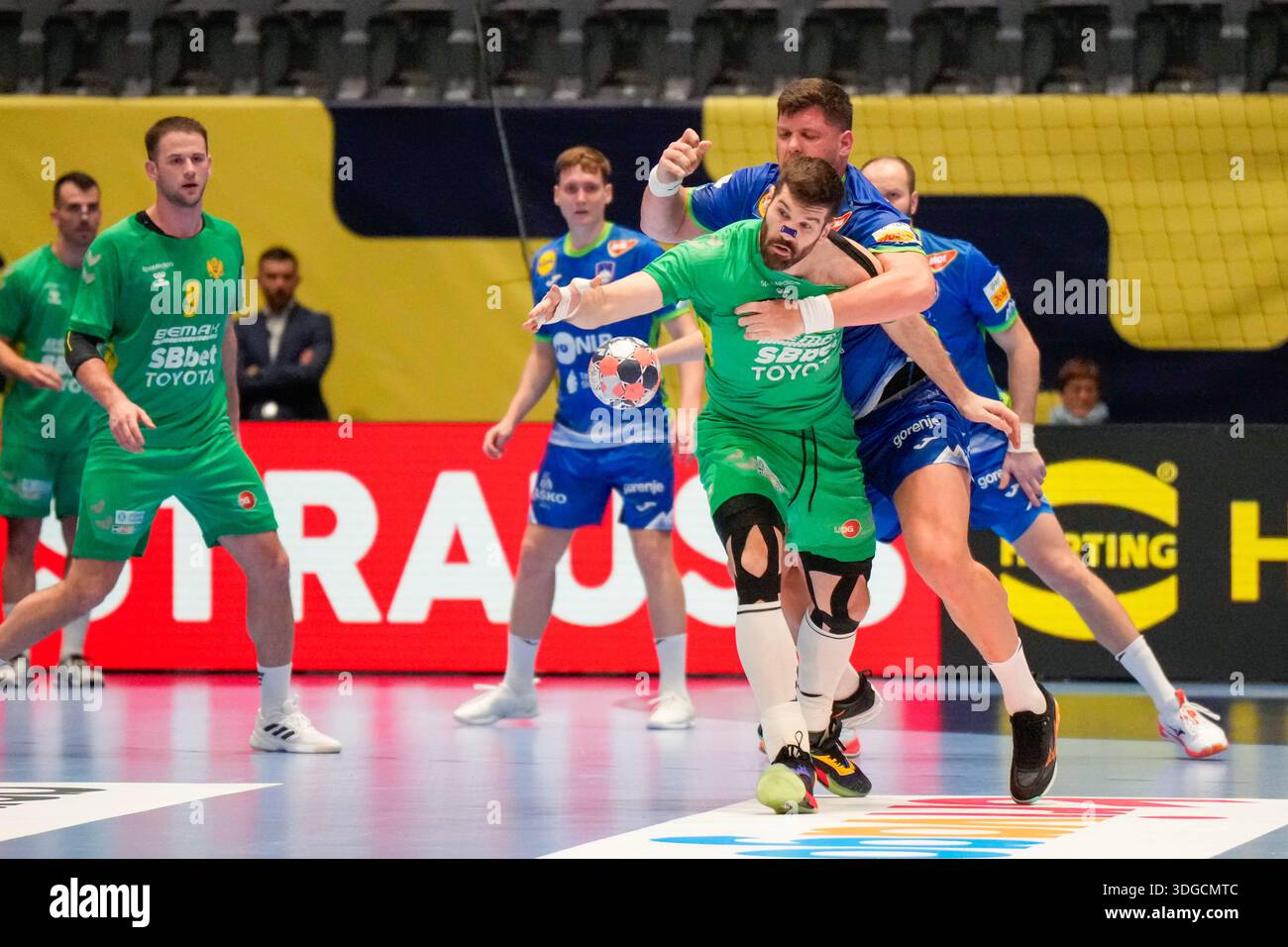 Bærum 20260116. Montenegro's Vuko Borozan during the European ...