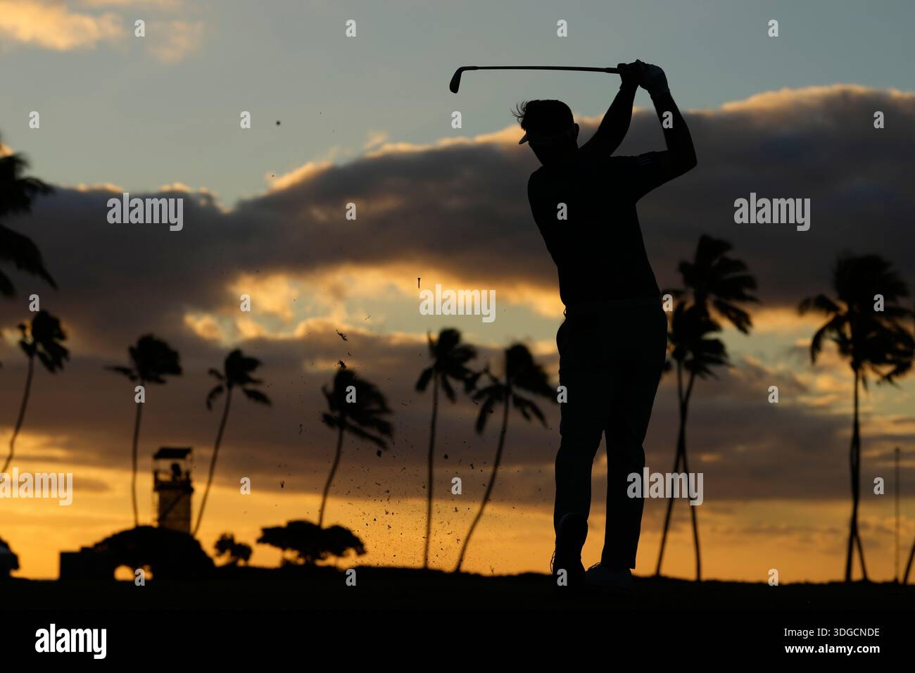 Hank Lebioda hits on the 11th hole during the second round of the Sony ...