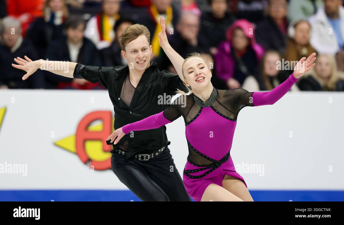 Day Three. 16th Jan, 2026. Milla Ruud Reitan and Nikolaj Majorov of ...