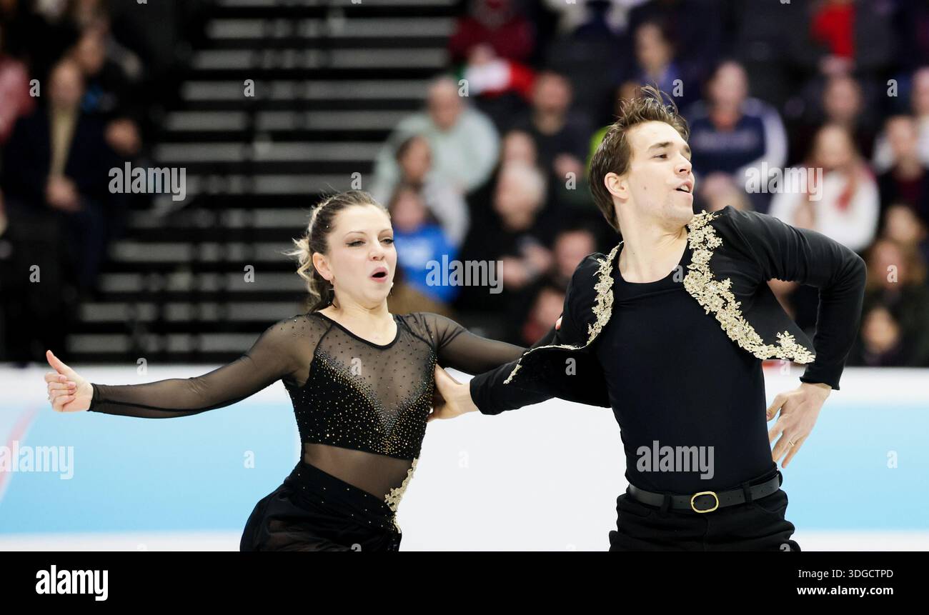 Day Three. 16th Jan, 2026. Victoria Manni and Carlo Roethlisberger of ...
