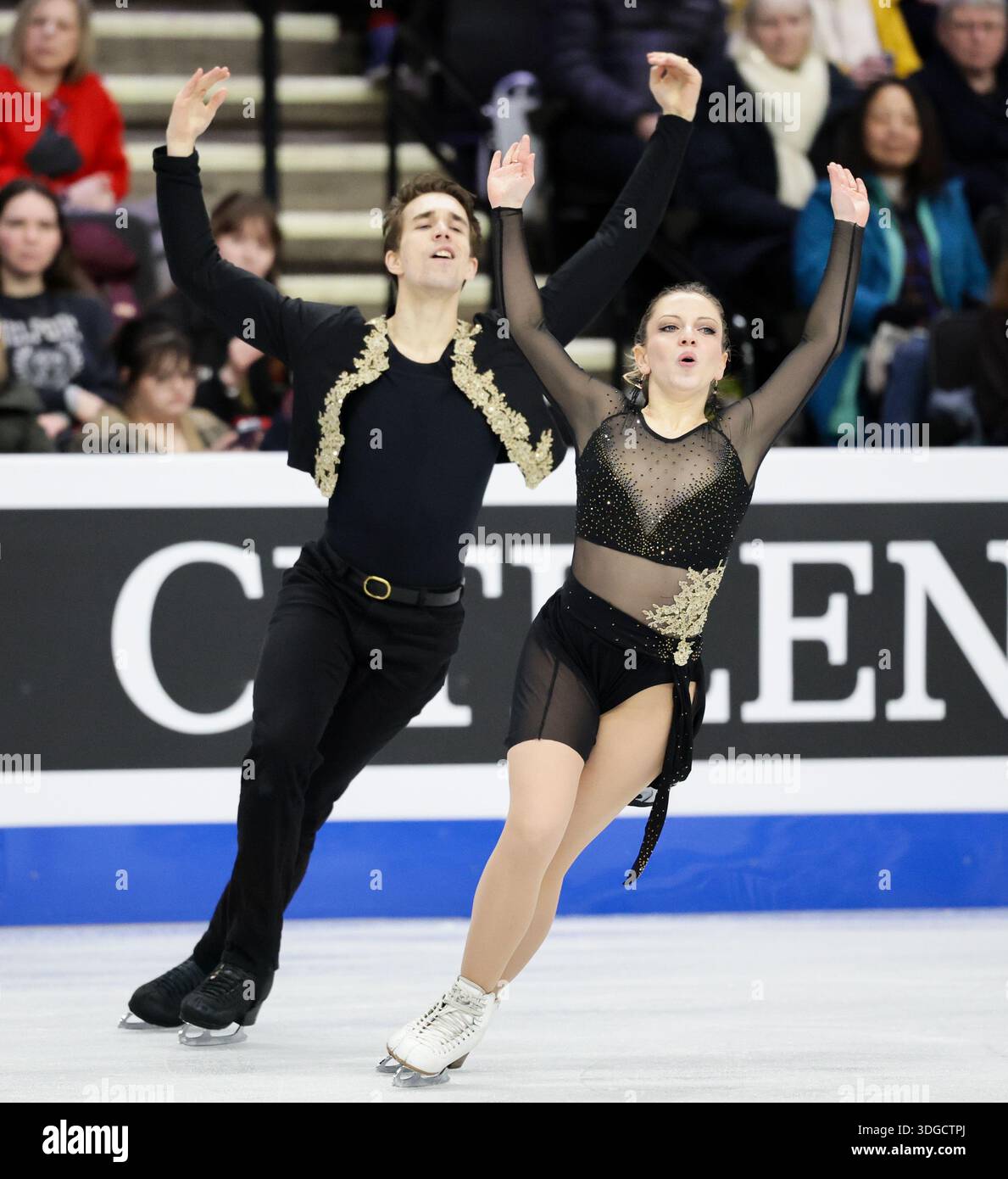 Day Three. 16th Jan, 2026. Victoria Manni and Carlo Roethlisberger of ...