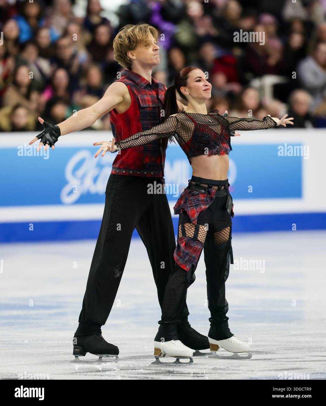 Day Three. 16th Jan, 2026. Diana Davis and Gleb Smolkin of Georgia ...