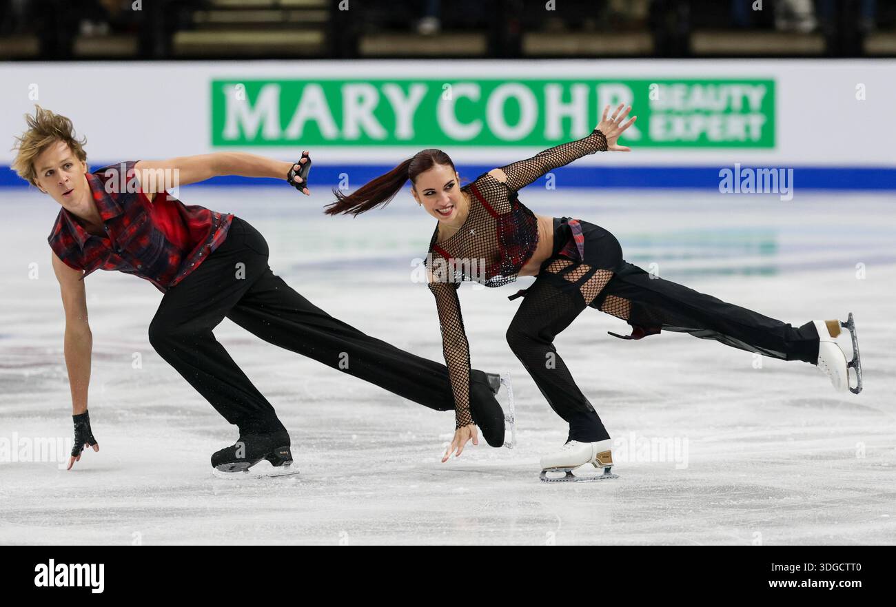 Day Three. 16th Jan, 2026. Diana Davis and Gleb Smolkin of Georgia ...