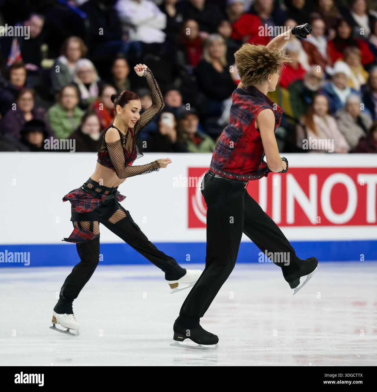 Day Three. 16th Jan, 2026. Diana Davis and Gleb Smolkin of Georgia ...