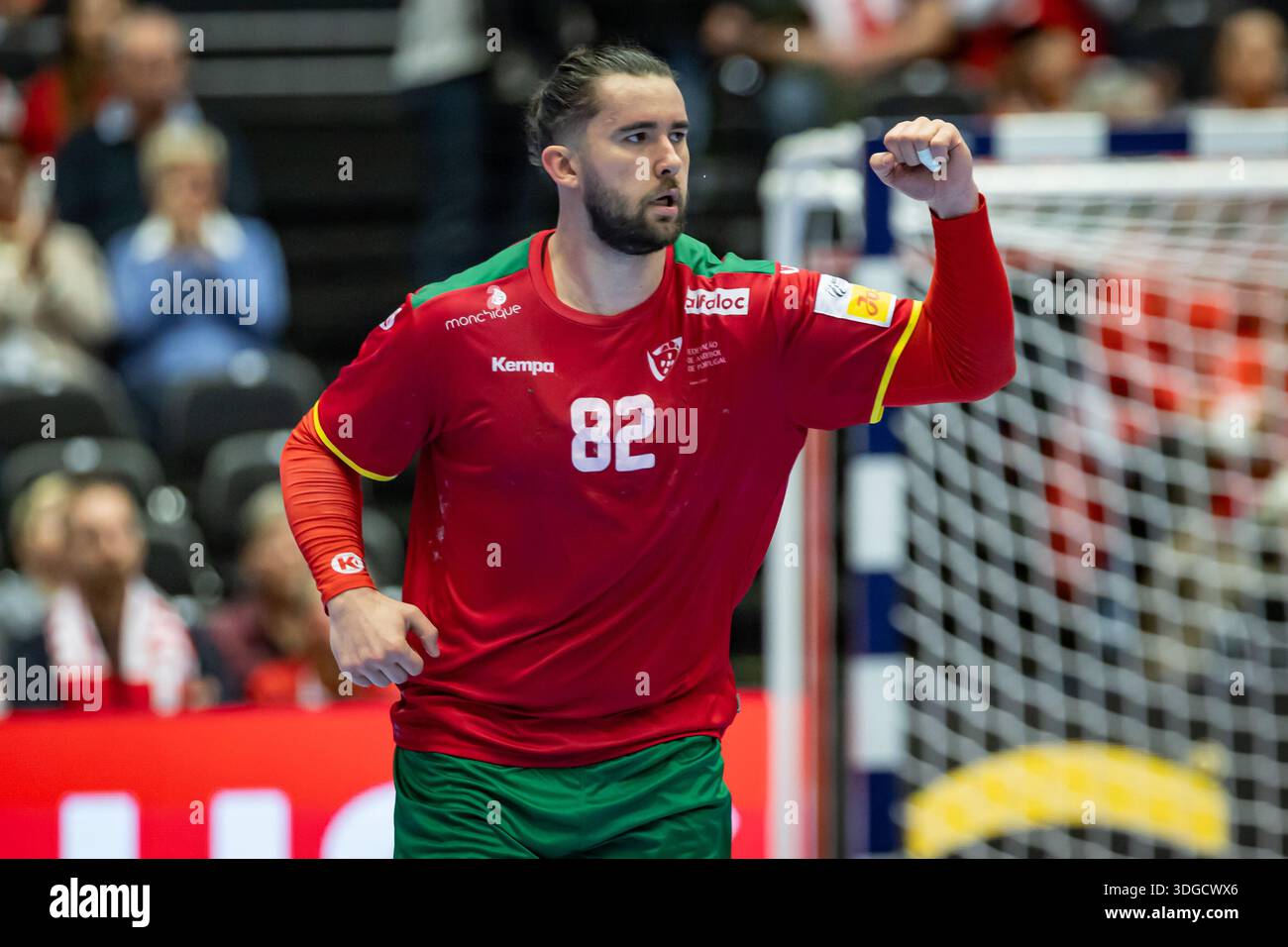 HERNING, DENMARK - JANUARY 16: celebration / goal celebration Luis ...