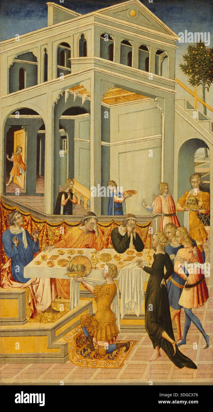 "The Head of Saint John the Baptist Brought before Herod" by Giovanni ...