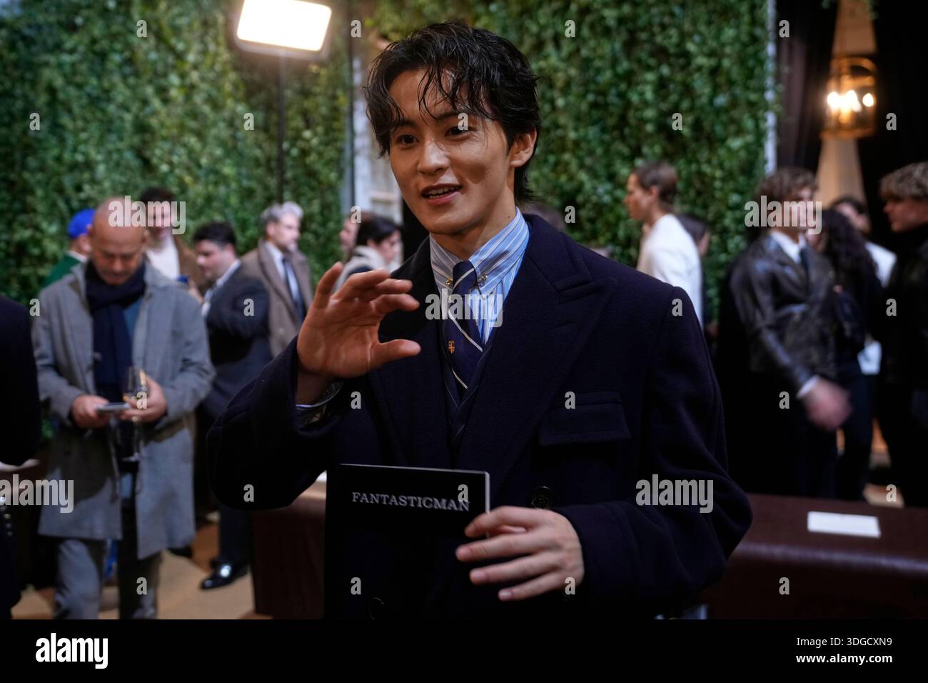 Canadian rapper Mark Lee attends a Ralph Laurent Fall/Winter 2026-2027 ...