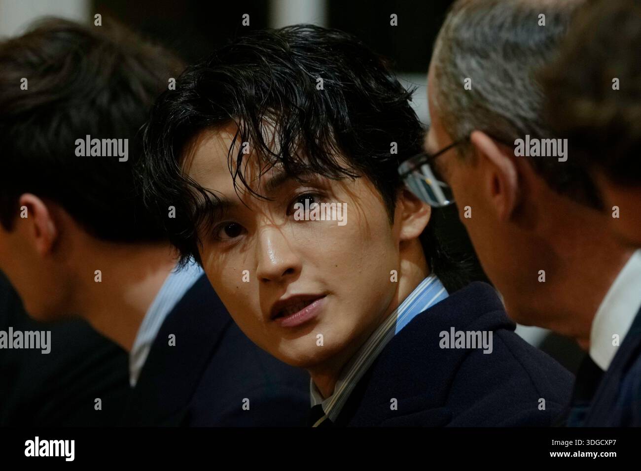 Canadian rapper Mark Lee attends a Ralph Laurent Fall/Winter 2026-2027 ...