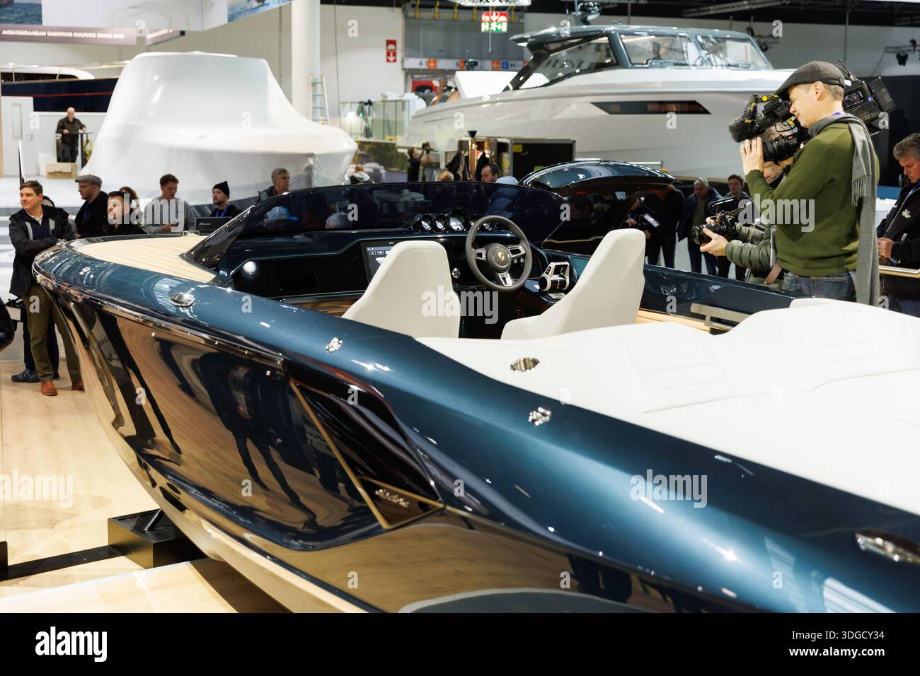 The Frauscher x Porsche 790 Spectre is presented to journalists during ...