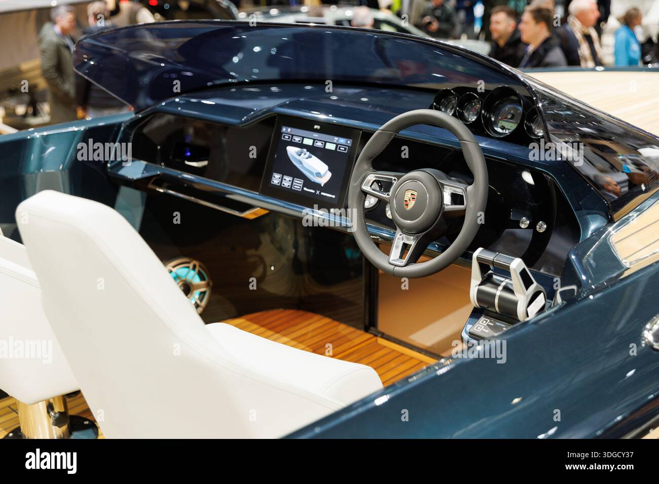 The Frauscher x Porsche 790 Spectre is presented to journalists during ...