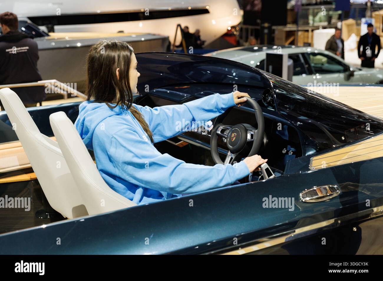 The Frauscher x Porsche 790 Spectre is presented to journalists during ...
