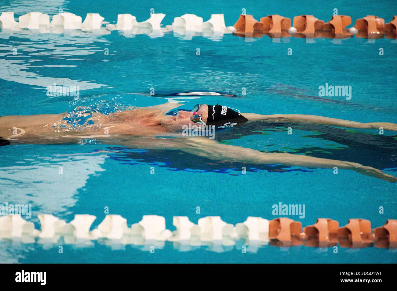January 16, 2026: Luke Barr competing in the menÕs 50 LC Meter ...